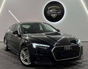 Melns Audi A5 Sportback 2022 Marijampole, ar dzinēja tilpumu 1.97 L un nobraukumu 220 tūkst. km par 22450 €, foto  vietnē AUTOMOTO.COM.LV