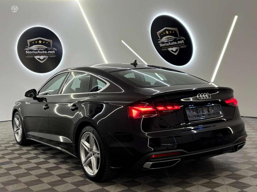 Melns Audi A5 Sportback 2022 Marijampole, ar dzinēja tilpumu 1.97 L un nobraukumu 220 tūkst. km par 22450 €, foto 28 vietnē AUTOMOTO.COM.LV