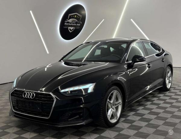 Black Audi A5 Sportback 2022 in Marijampole, with an engine capacity of 1.97 L and mileage of 220 thousand km for 21850 €, photo 7 on AUTOMOTO.COM.LV