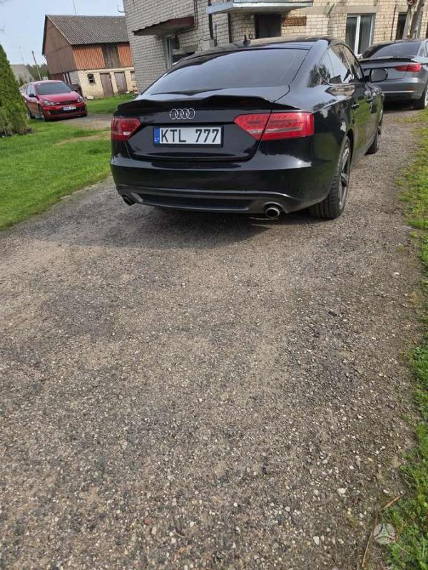 Melns Audi A5 Sportback 2009 Rokiškis, ar dzinēja tilpumu 2.70 L un nobraukumu 266 tūkst. km par 12000 €, foto 2 vietnē AUTOMOTO.COM.LV