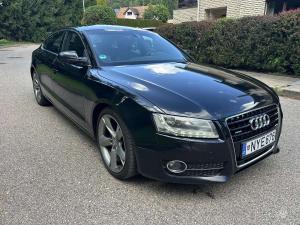 Melns Audi A5 Sportback 2009 Viļņa, ar dzinēja tilpumu 2.97 L un nobraukumu 254 tūkst. km par 7999 €, foto  vietnē AUTOMOTO.COM.LV