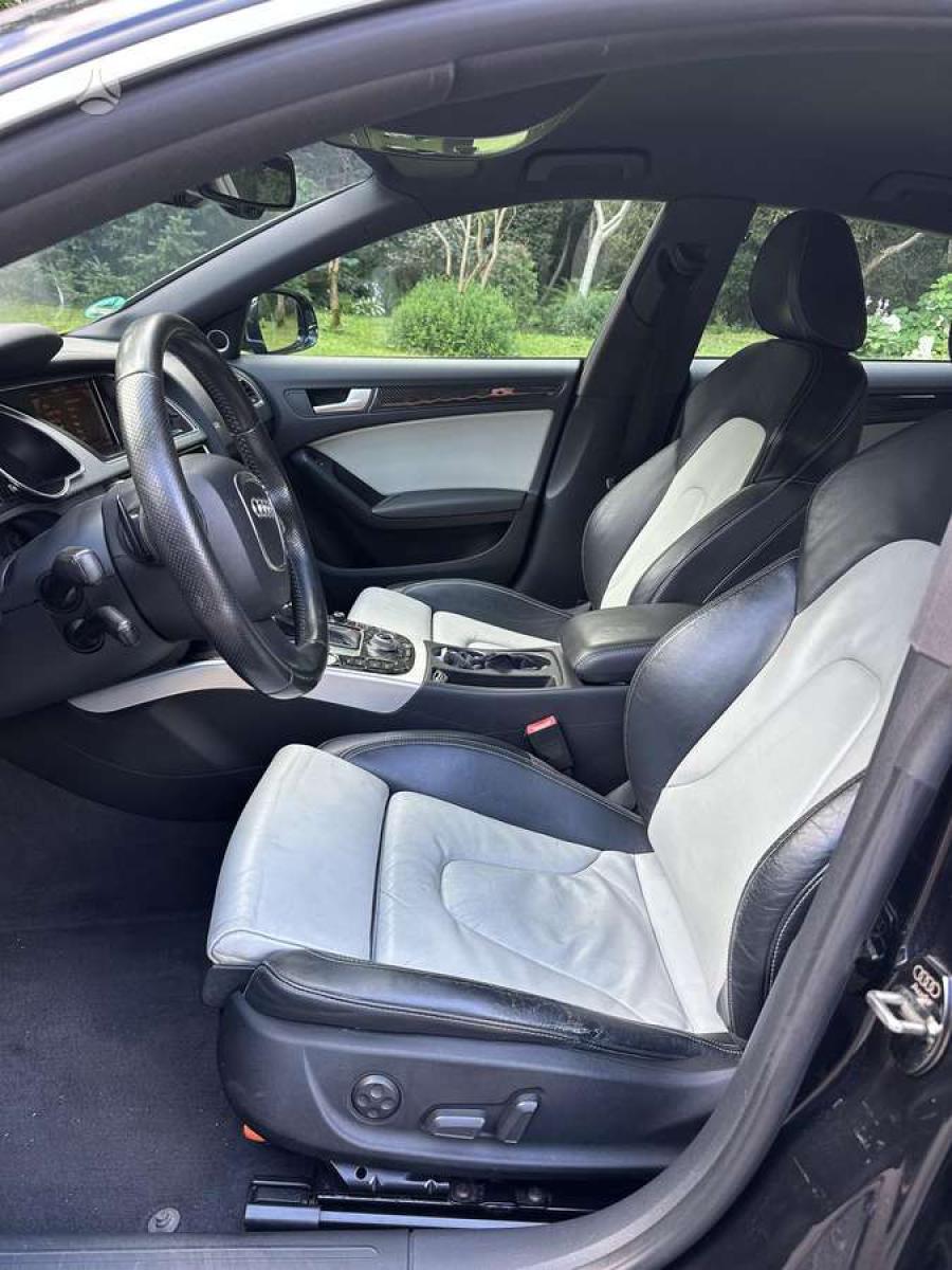Melns Audi A5 Sportback 2009 Viļņa, ar dzinēja tilpumu 2.97 L un nobraukumu 254 tūkst. km par 7999 €, foto 9 vietnē AUTOMOTO.COM.LV