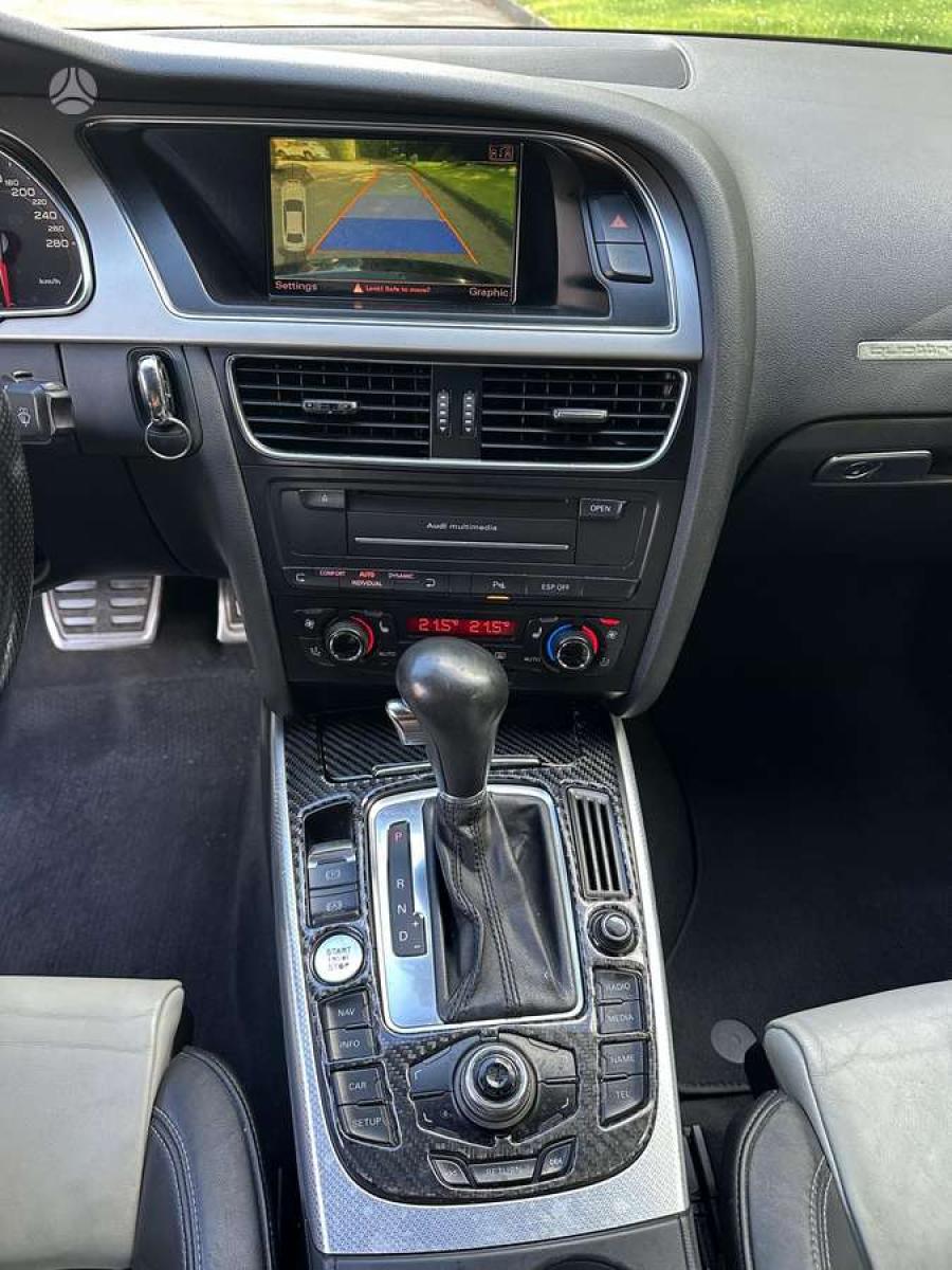 Melns Audi A5 Sportback 2009 Viļņa, ar dzinēja tilpumu 2.97 L un nobraukumu 240 tūkst. km par 6999 €, foto 15 vietnē AUTOMOTO.COM.LV