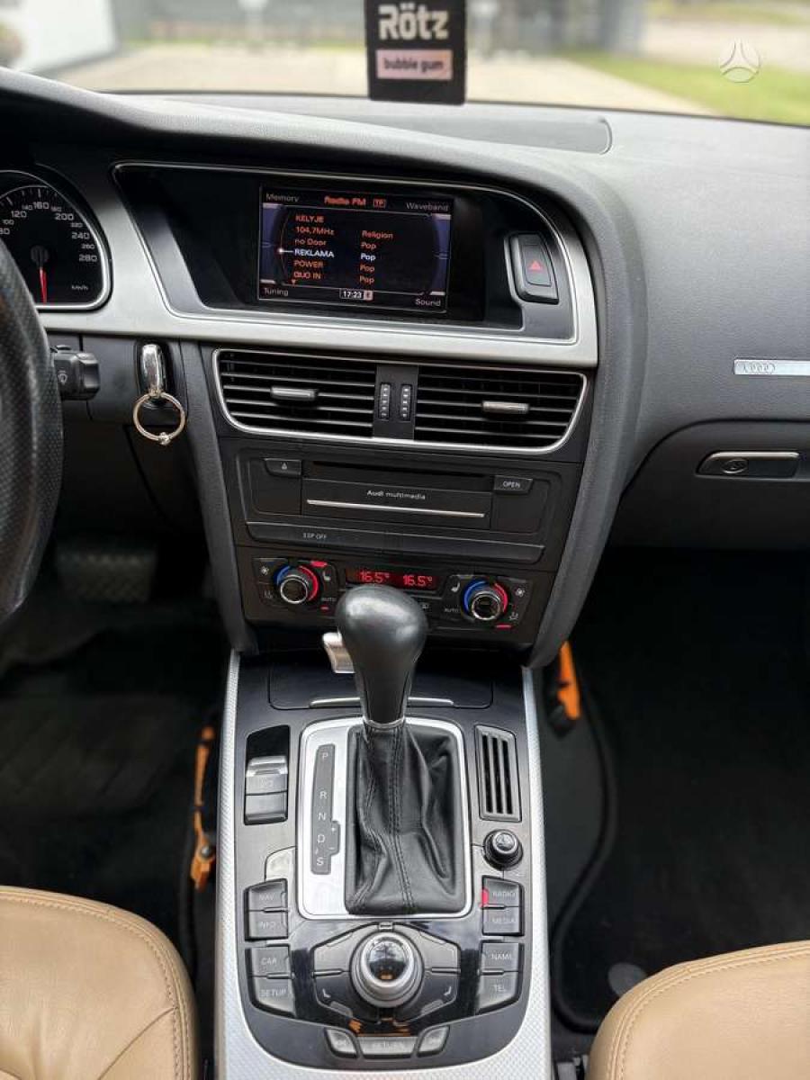 Черный Ауди A5 Sportback 2010 в Вильнюс, объемом двигателя 2.00 л и пробегом 350 тыс. км за 3550 €, фото 20 на AUTOMOTO.COM.LV