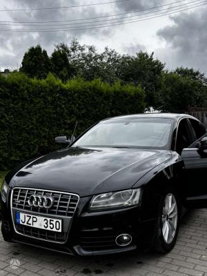 Melns Audi A5 Sportback 2010 Viļņa, ar dzinēja tilpumu 2.00 L un nobraukumu 313 tūkst. km par 5500 €, foto 3 vietnē AUTOMOTO.COM.LV