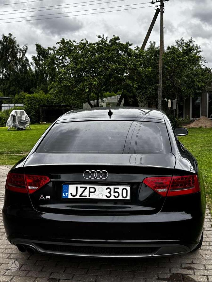 Melns Audi A5 Sportback 2010 Viļņa, ar dzinēja tilpumu 2.00 L un nobraukumu 313 tūkst. km par 5500 €, foto 7 vietnē AUTOMOTO.COM.LV