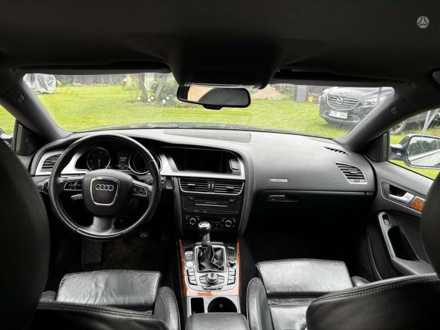 Melns Audi A5 Sportback 2010 Viļņa, ar dzinēja tilpumu 2.00 L un nobraukumu 313 tūkst. km par 5500 €, foto 12 vietnē AUTOMOTO.COM.LV