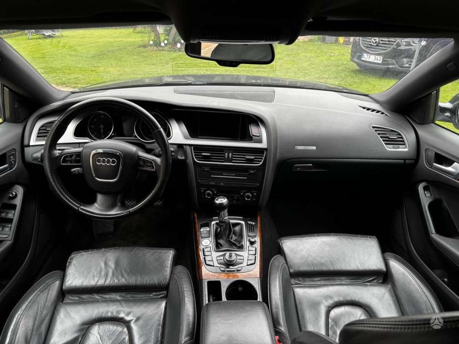 Melns Audi A5 Sportback 2010 Viļņa, ar dzinēja tilpumu 2.00 L un nobraukumu 313 tūkst. km par 5500 €, foto 13 vietnē AUTOMOTO.COM.LV