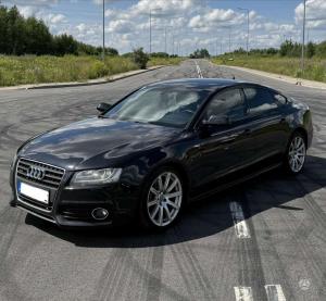 Черный Ауди A5 Sportback 2010 в Вильнюс, объемом двигателя 3.00 л и пробегом 380 тыс. км за 6450 €, фото  на AUTOMOTO.COM.LV