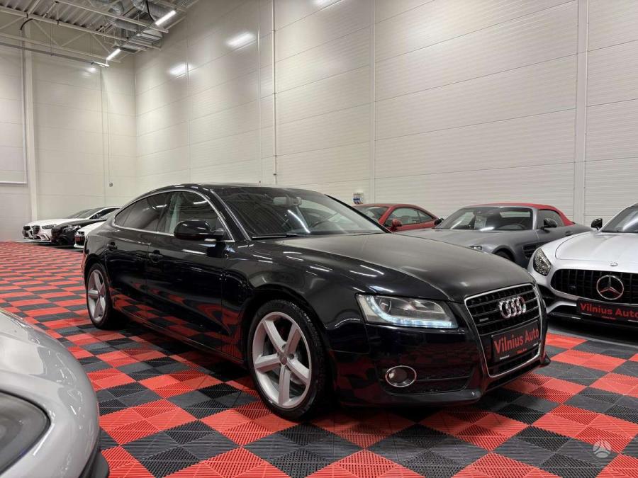 Melns Audi A5 Sportback 2010 Viļņa, ar dzinēja tilpumu 2.97 L un nobraukumu 384 tūkst. km par 6800 €, foto 4 vietnē AUTOMOTO.COM.LV
