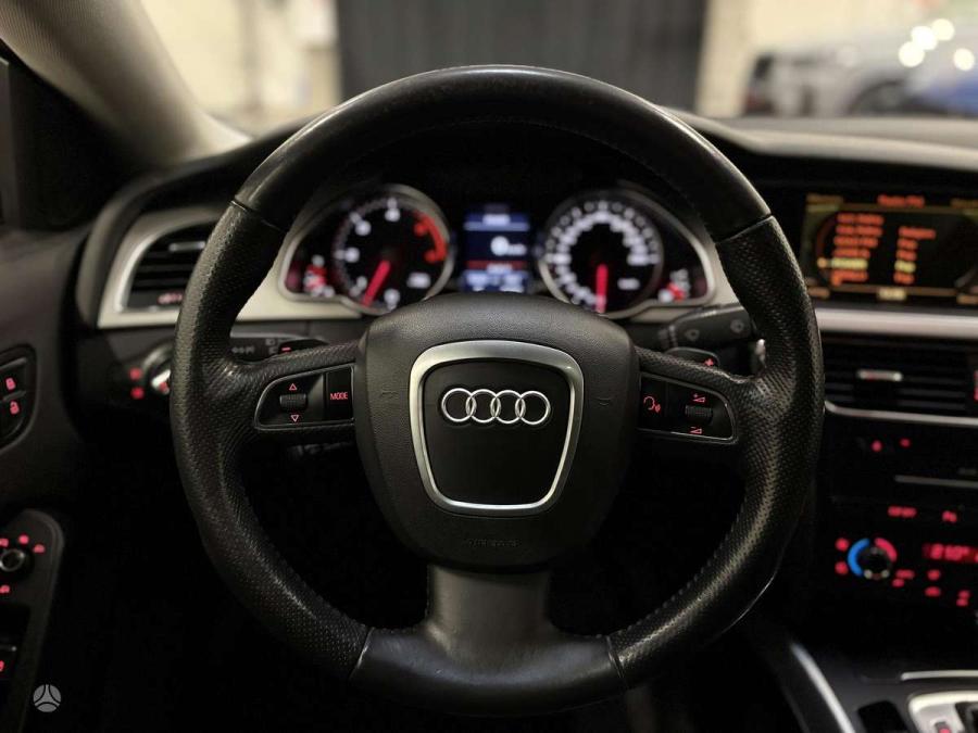 Melns Audi A5 Sportback 2010 Viļņa, ar dzinēja tilpumu 2.97 L un nobraukumu 384 tūkst. km par 6800 €, foto 20 vietnē AUTOMOTO.COM.LV
