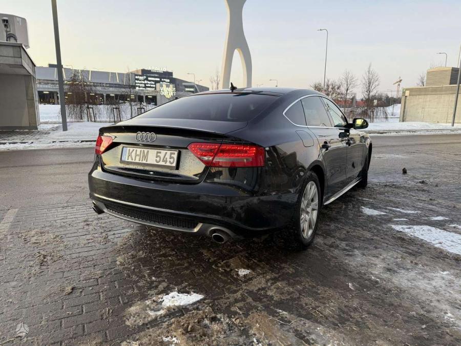 Черный Ауди A5 Sportback 2011 в Вильнюс, объемом двигателя 2.70 л и пробегом 3150 тыс. км за 6500 €, фото 5 на AUTOMOTO.COM.LV