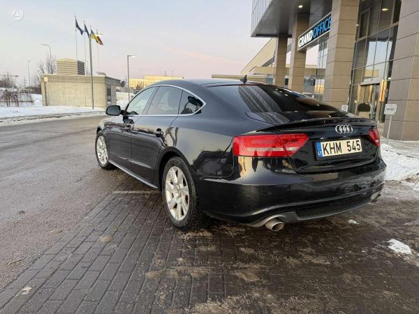 Black Audi A5 Sportback 2011 in Vilnius, with an engine capacity of 2.70 L and mileage of 3150 thousand km for 6500 €, photo 6 on AUTOMOTO.COM.LV