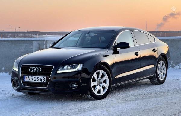 Melns Audi A5 Sportback 2011 Viļņa, ar dzinēja tilpumu 2.70 L un nobraukumu 315 tūkst. km par 6500 €, foto 1 vietnē AUTOMOTO.COM.LV