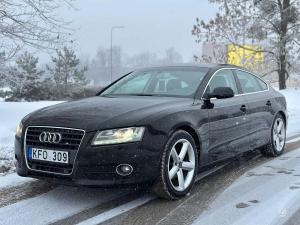 Black Audi A5 Sportback 2011 in Kaunas, with an engine capacity of 2.70 L and mileage of 343 thousand km for 5900 €, photo  on AUTOMOTO.COM.LV