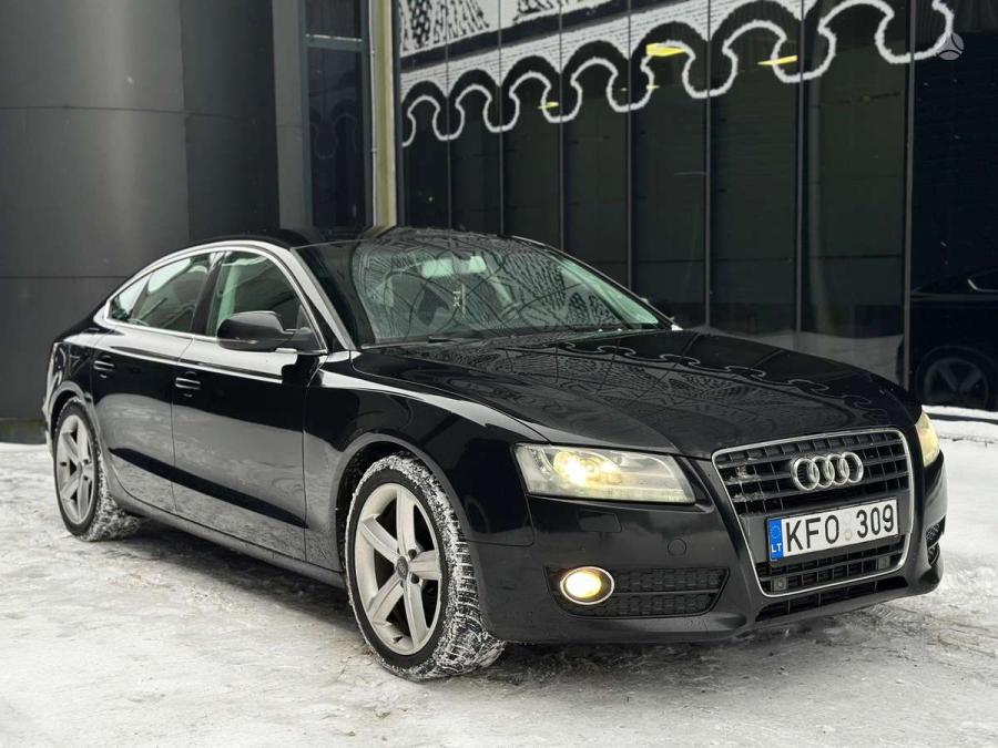 Melns Audi A5 Sportback 2011 Kauņa, ar dzinēja tilpumu 2.70 L un nobraukumu 343 tūkst. km par 6000 €, foto 1 vietnē AUTOMOTO.COM.LV