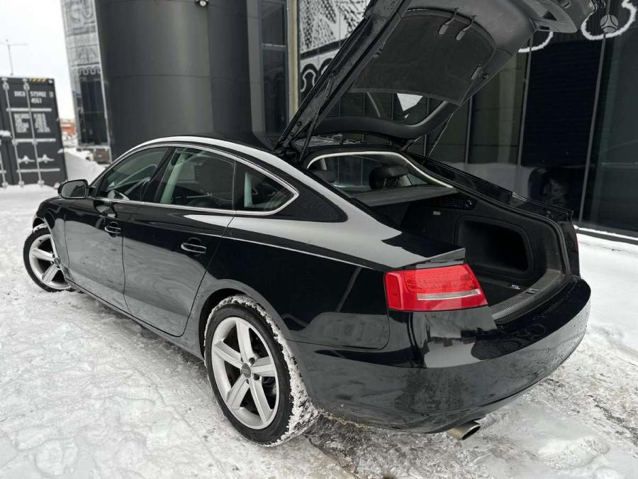 Melns Audi A5 Sportback 2011 Kauņa, ar dzinēja tilpumu 2.70 L un nobraukumu 343 tūkst. km par 6000 €, foto 11 vietnē AUTOMOTO.COM.LV