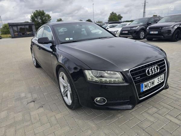 Black Audi A5 Sportback 2011 in Taurage, with an engine capacity of 3.00 L and mileage of 325 thousand km for 6200 €, photo 4 on AUTOMOTO.COM.LV