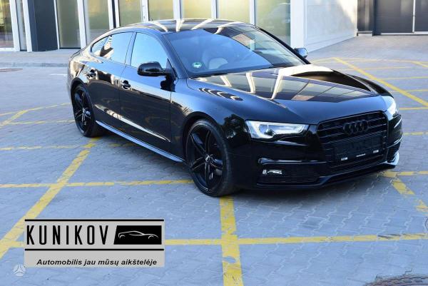 Черный Ауди A5 Sportback 2013 в Вильнюс, объемом двигателя 3.00 л и пробегом 261 тыс. км за 11500 €, фото 1 на AUTOMOTO.COM.LV