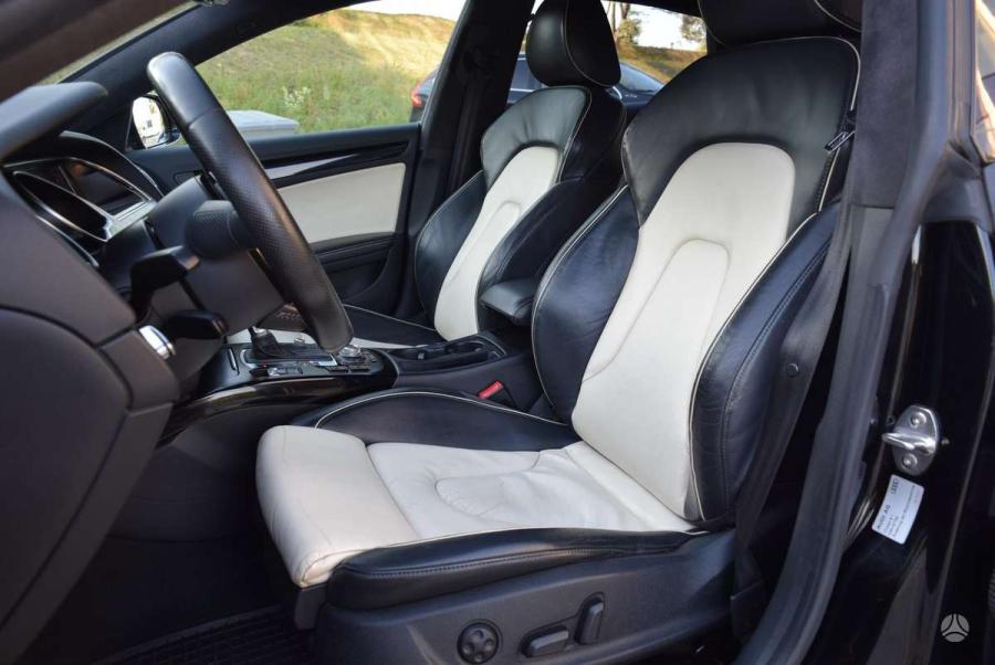 Black Audi A5 Sportback 2013 in Vilnius, with an engine capacity of 3.00 L and mileage of 261 thousand km for 11500 €, photo 10 on AUTOMOTO.COM.LV