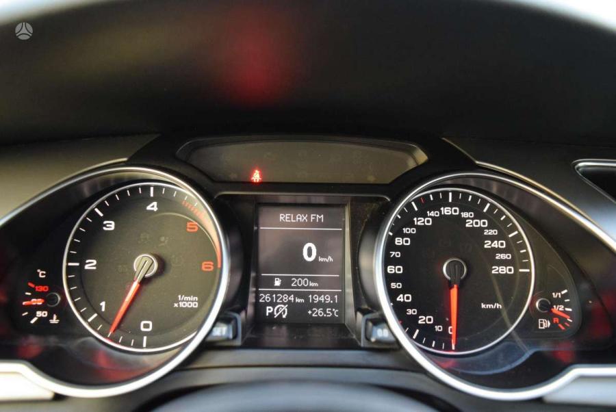 Black Audi A5 Sportback 2013 in Vilnius, with an engine capacity of 3.00 L and mileage of 261 thousand km for 11500 €, photo 17 on AUTOMOTO.COM.LV