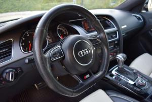 Black Audi A5 Sportback 2013 in Vilnius, with an engine capacity of 3.00 L and mileage of 261 thousand km for 11500 €, photo 23 on AUTOMOTO.COM.LV