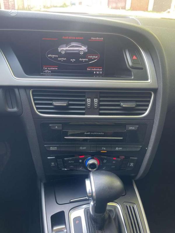 Melns Audi A5 Sportback 2013 Kauņa, ar dzinēja tilpumu 1.97 L un nobraukumu 199 tūkst. km par 9350 €, foto 9 vietnē AUTOMOTO.COM.LV