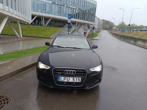 Melns Audi A5 Sportback 2014 Viļņa, ar dzinēja tilpumu 2.00 L un nobraukumu 257 tūkst. km par 9800 €, foto 3 vietnē AUTOMOTO.COM.LV