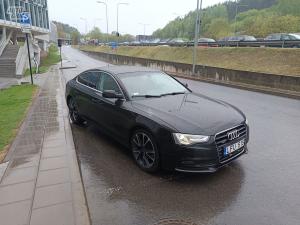 Melns Audi A5 Sportback 2014 Viļņa, ar dzinēja tilpumu 2.00 L un nobraukumu 257 tūkst. km par 9800 €, foto 4 vietnē AUTOMOTO.COM.LV
