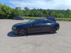 Черный Ауди A5 Sportback 2014 в Вильнюс, объемом двигателя 2.00 л и пробегом 257 тыс. км за 9800 €, фото  на AUTOMOTO.COM.LV