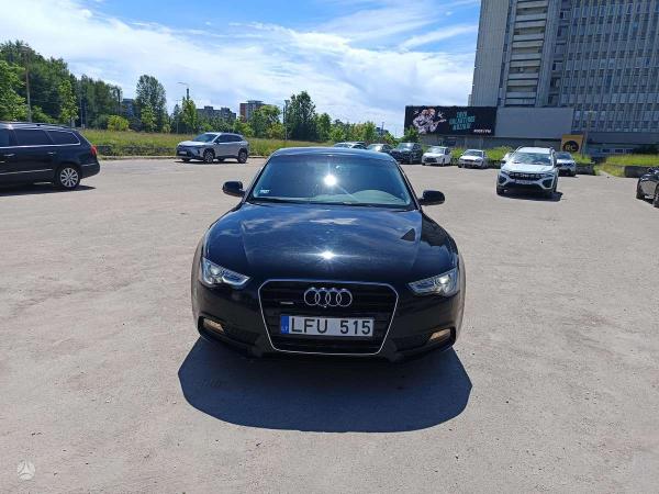 Black Audi A5 Sportback 2014 in Vilnius, with an engine capacity of 2.00 L and mileage of 257 thousand km for 9800 €, photo 3 on AUTOMOTO.COM.LV