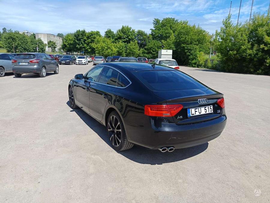 Черный Ауди A5 Sportback 2014 в Вильнюс, объемом двигателя 2.00 л и пробегом 257 тыс. км за 9800 €, фото 9 на AUTOMOTO.COM.LV