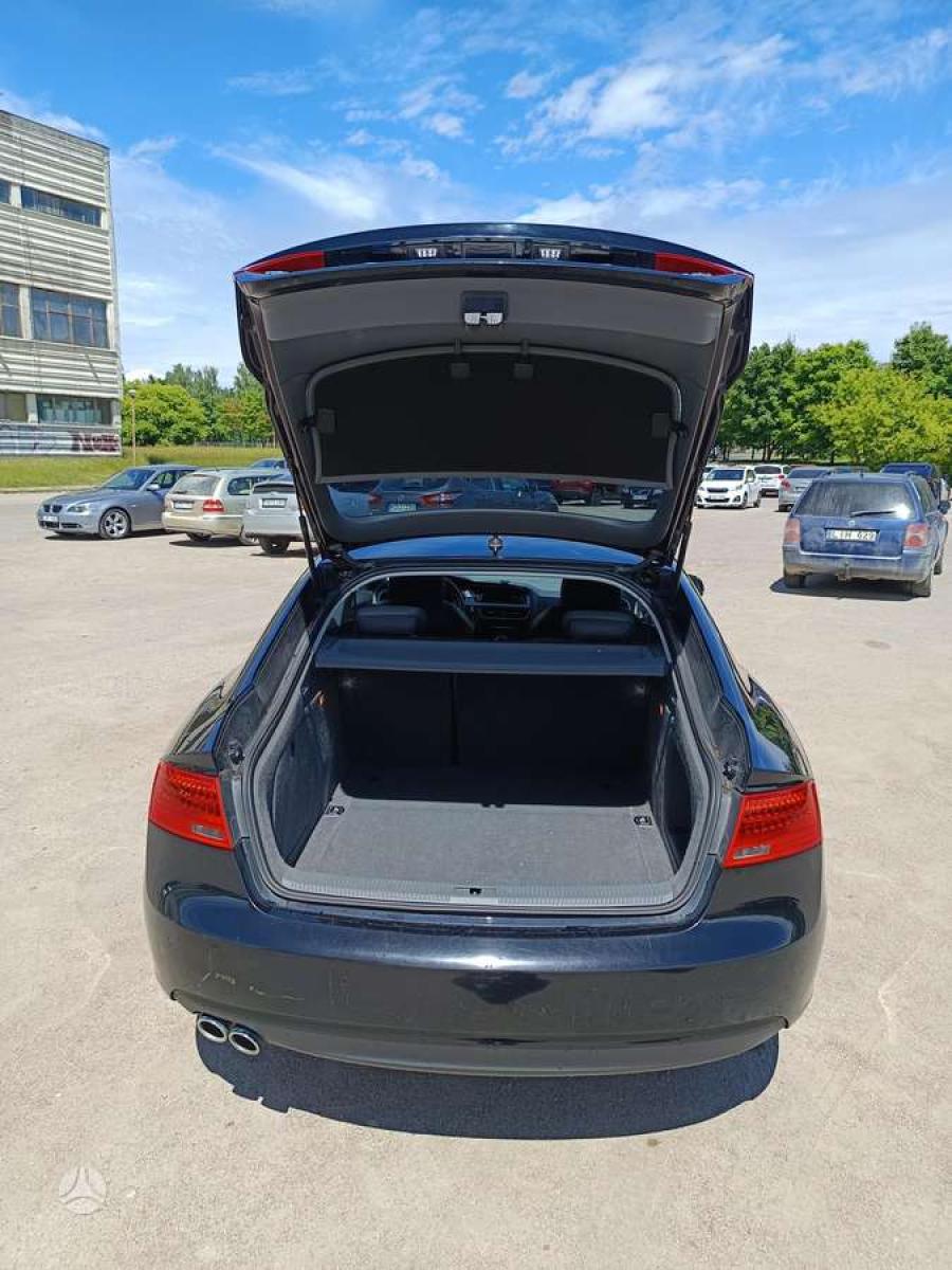 Черный Ауди A5 Sportback 2014 в Вильнюс, объемом двигателя 2.00 л и пробегом 257 тыс. км за 9800 €, фото 17 на AUTOMOTO.COM.LV