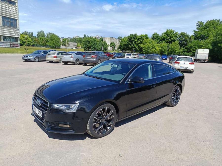 Черный Ауди A5 Sportback 2014 в Вильнюс, объемом двигателя 2.00 л и пробегом 257 тыс. км за 9800 €, фото 20 на AUTOMOTO.COM.LV