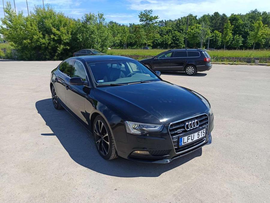 Черный Ауди A5 Sportback 2014 в Вильнюс, объемом двигателя 2.00 л и пробегом 257 тыс. км за 9800 €, фото 22 на AUTOMOTO.COM.LV