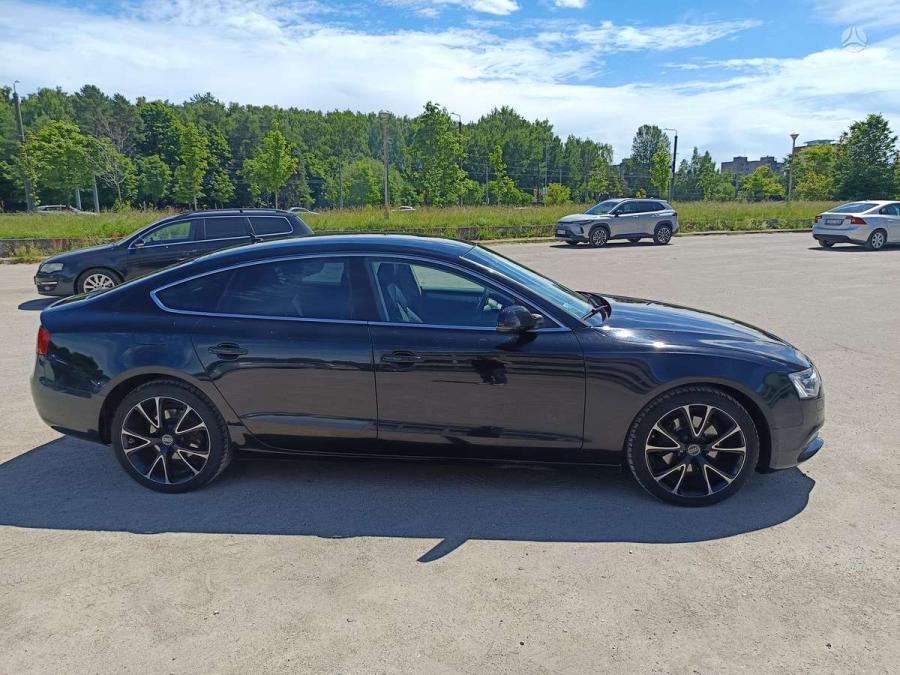 Черный Ауди A5 Sportback 2014 в Вильнюс, объемом двигателя 2.00 л и пробегом 257 тыс. км за 9800 €, фото 23 на AUTOMOTO.COM.LV