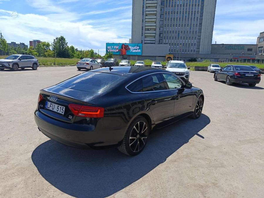 Черный Ауди A5 Sportback 2014 в Вильнюс, объемом двигателя 2.00 л и пробегом 257 тыс. км за 9800 €, фото 24 на AUTOMOTO.COM.LV