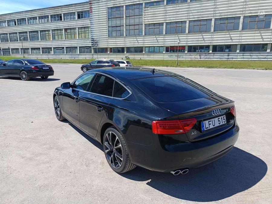 Черный Ауди A5 Sportback 2014 в Вильнюс, объемом двигателя 2.00 л и пробегом 257 тыс. км за 9800 €, фото 26 на AUTOMOTO.COM.LV