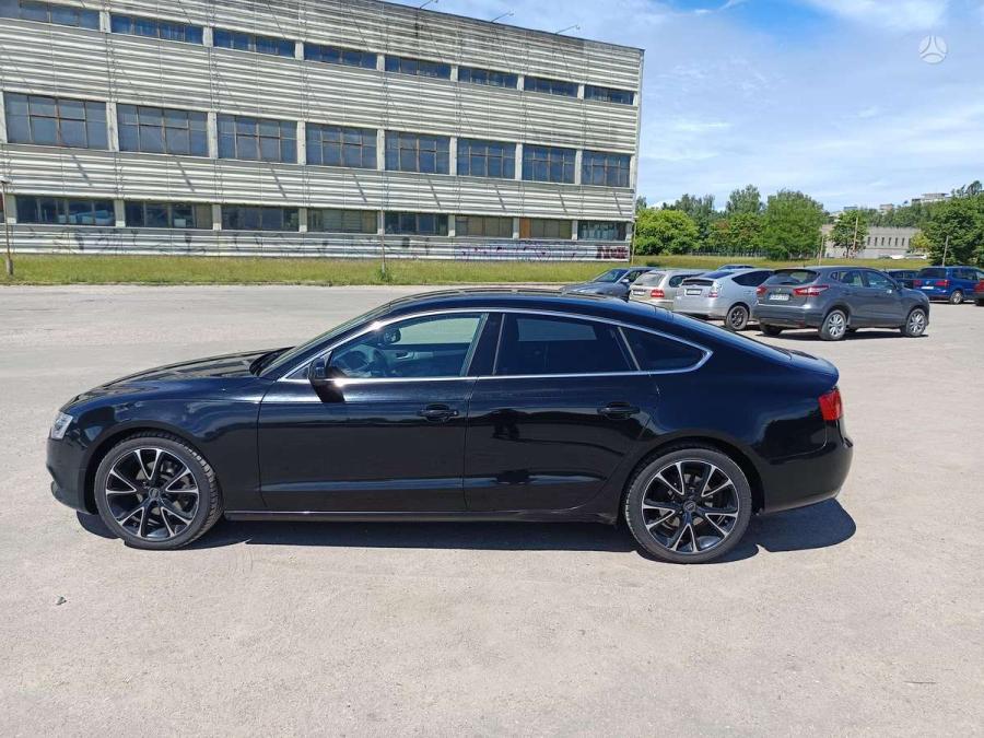 Черный Ауди A5 Sportback 2014 в Вильнюс, объемом двигателя 2.00 л и пробегом 257 тыс. км за 9800 €, фото 27 на AUTOMOTO.COM.LV