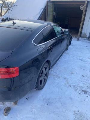 Black Audi A5 Sportback 2015 in Kaunas, with an engine capacity of 2.00 L and mileage of 234 thousand km for 4500 €, photo 3 on AUTOMOTO.COM.LV