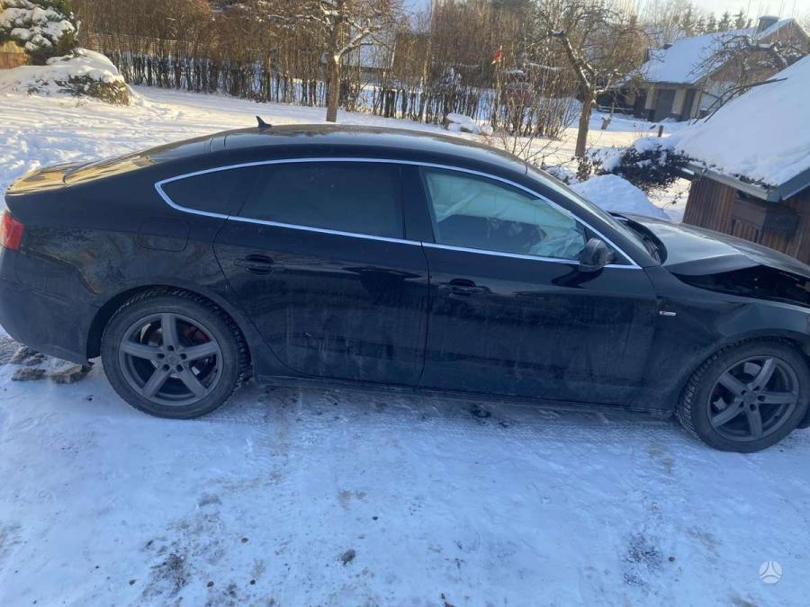 Black Audi A5 Sportback 2015 in Kaunas, with an engine capacity of 2.00 L and mileage of 234 thousand km for 4500 €, photo 4 on AUTOMOTO.COM.LV
