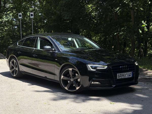 Черный Ауди A5 Sportback 2015 в Каунас, объемом двигателя 1.97 л и пробегом 270 тыс. км за 11500 €, фото 1 на AUTOMOTO.COM.LV