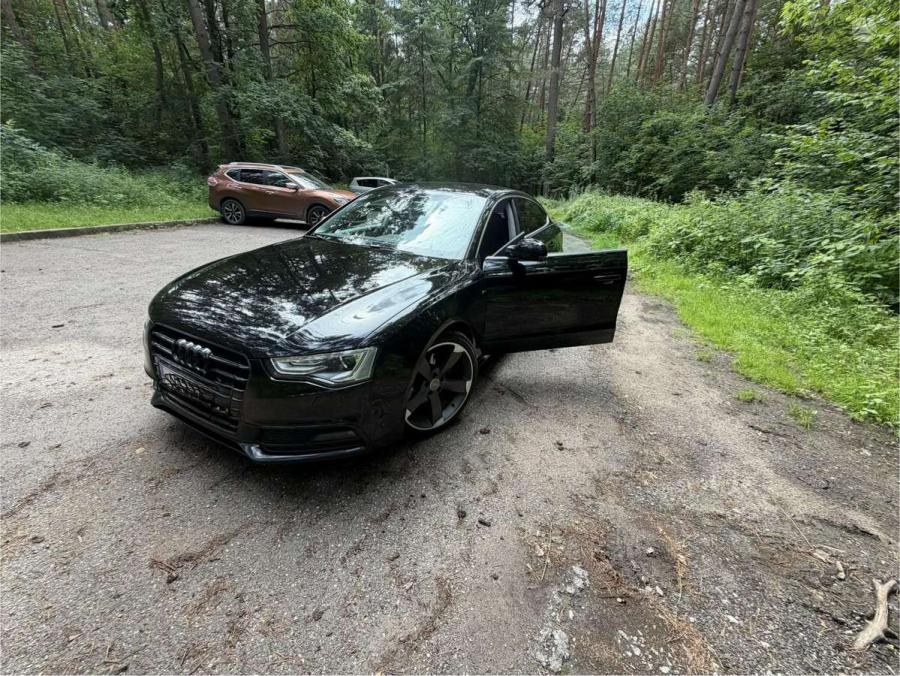 Black Audi A5 Sportback 2015 in Kaunas, with an engine capacity of 1.97 L and mileage of 270 thousand km for 11500 €, photo 12 on AUTOMOTO.COM.LV