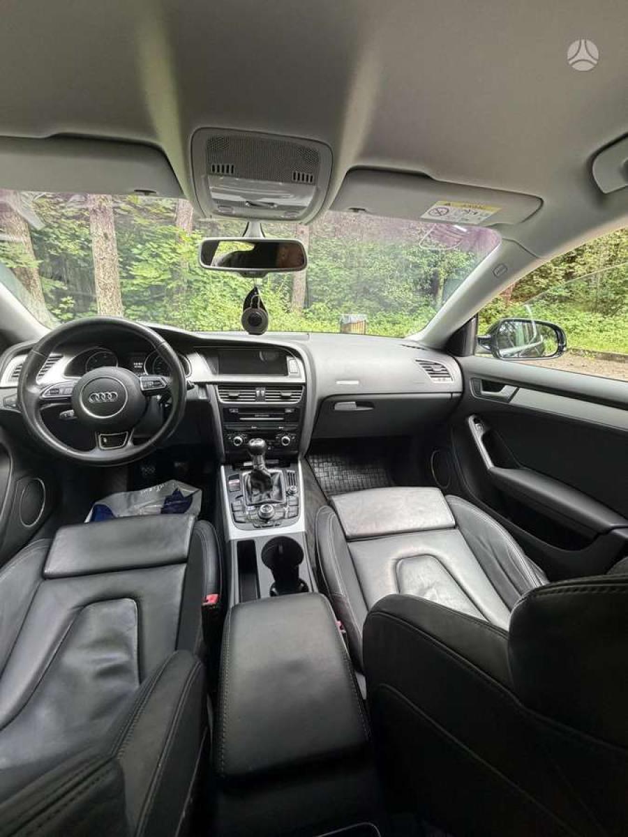 Black Audi A5 Sportback 2015 in Kaunas, with an engine capacity of 1.97 L and mileage of 270 thousand km for 11500 €, photo 16 on AUTOMOTO.COM.LV