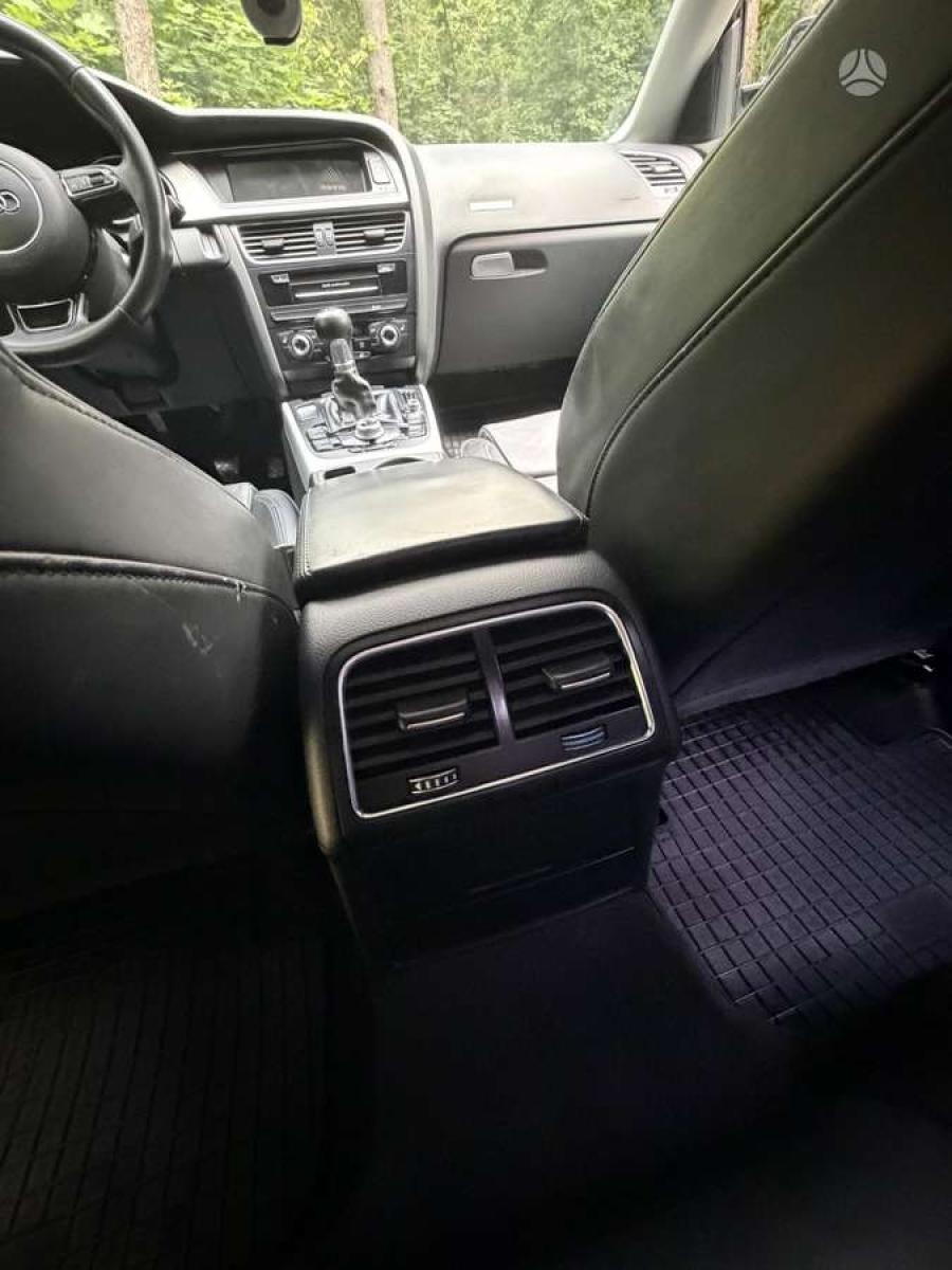 Black Audi A5 Sportback 2015 in Kaunas, with an engine capacity of 1.97 L and mileage of 270 thousand km for 11500 €, photo 17 on AUTOMOTO.COM.LV