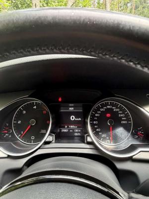 Black Audi A5 Sportback 2015 in Kaunas, with an engine capacity of 1.97 L and mileage of 270 thousand km for 11500 €, photo 24 on AUTOMOTO.COM.LV