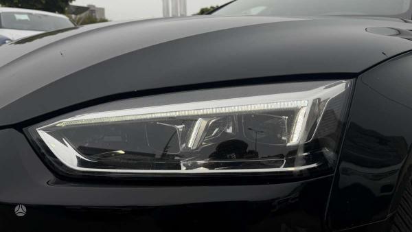 Black Audi A5 Sportback 2018 in Vilnius, with an engine capacity of 1.98 L and mileage of 135 thousand km for 17800 €, photo 7 on AUTOMOTO.COM.LV