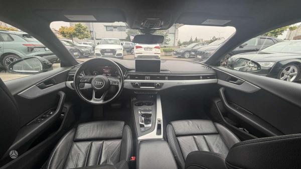 Black Audi A5 Sportback 2018 in Vilnius, with an engine capacity of 1.98 L and mileage of 135 thousand km for 17800 €, photo 9 on AUTOMOTO.COM.LV