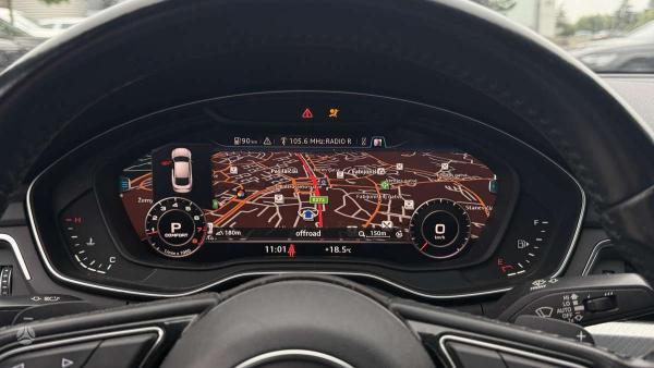 Black Audi A5 Sportback 2018 in Vilnius, with an engine capacity of 1.98 L and mileage of 135 thousand km for 17800 €, photo 10 on AUTOMOTO.COM.LV