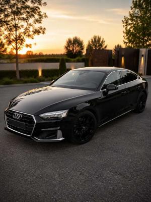 Black Audi A5 Sportback 2021 in Vilnius, with an engine capacity of 1.98 L and mileage of 115 thousand km for 29900 €, photo 4 on AUTOMOTO.COM.LV